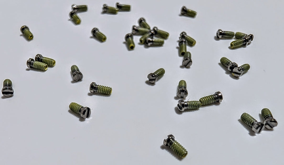 100 PCS Gunmetal + Yellow Eyeglass Screw - #20002/100 – Western Optical ...