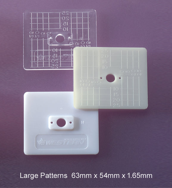 White Pattern Blanks #4004 – #4006 – Western Optical Supply, Inc.